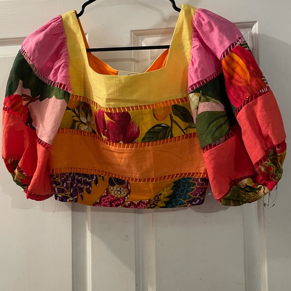 FARM Rio | Tops | Farm Rio Crop Top | Poshmark